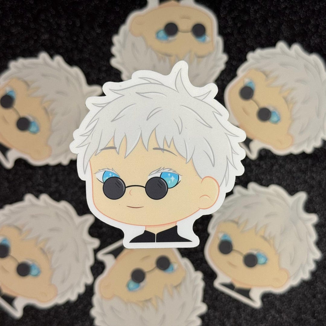 Gojo Satoru JJK Chibi Sticker - Etsy