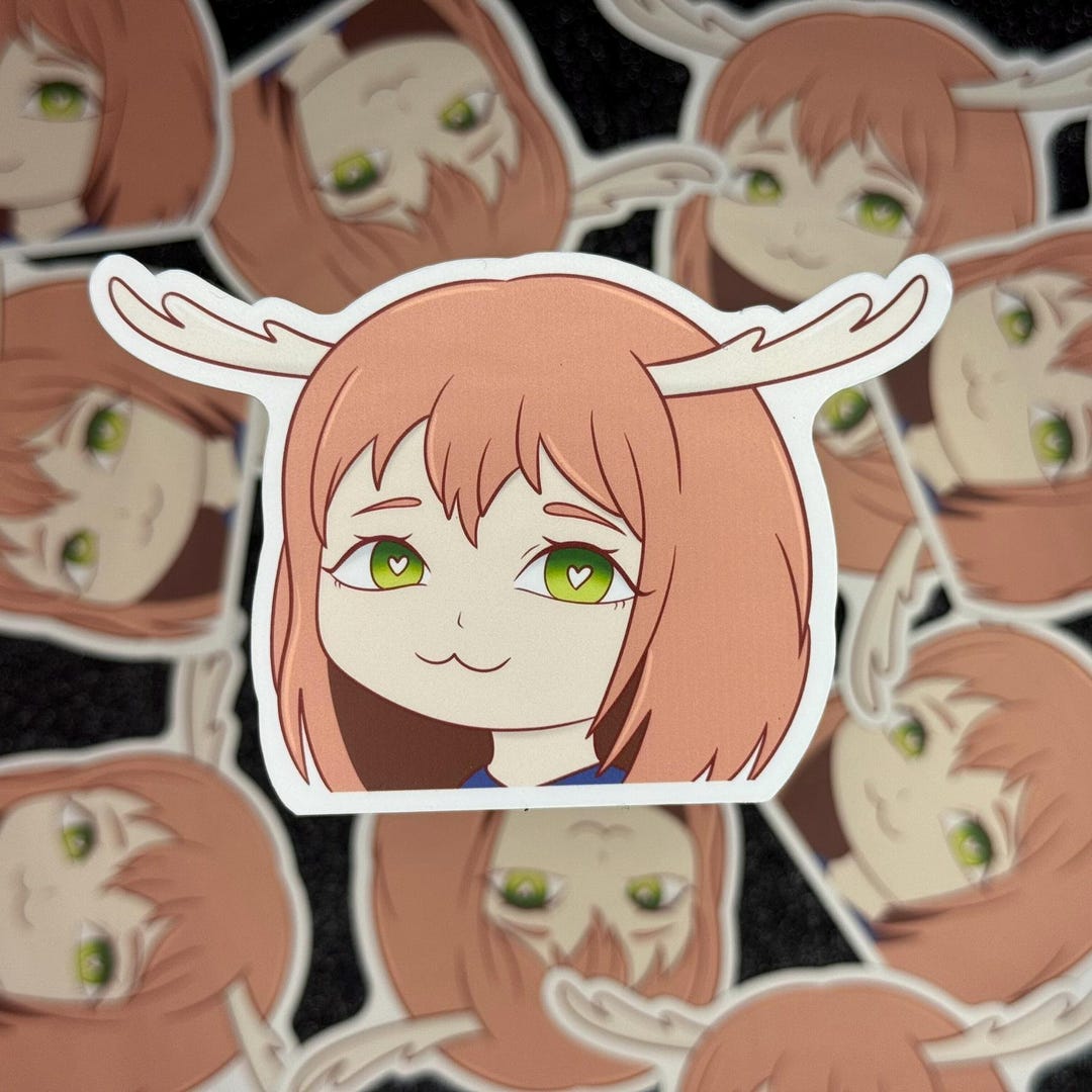 Shika Nokotan Deer Girl Chibi Sticker • Anime - Etsy
