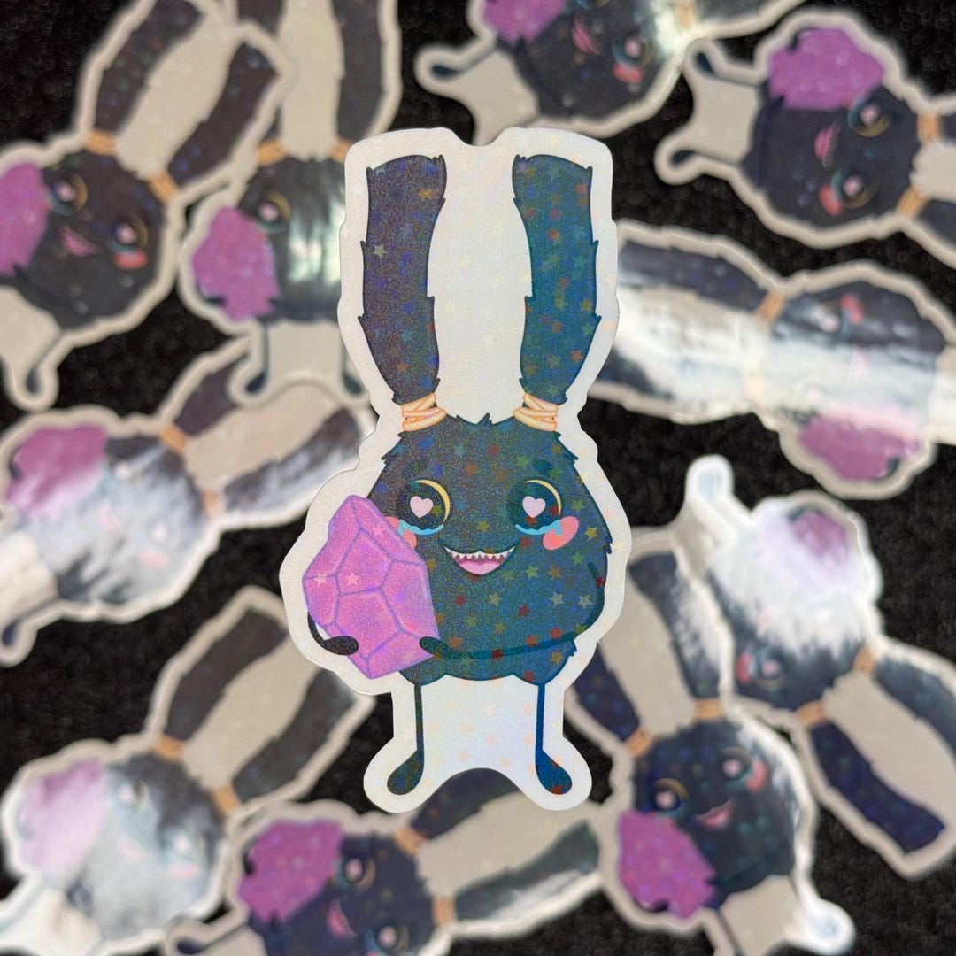 Spriggan Shimmery Sticker • FFXIV FF14 Minon Mount MMORPG Mmo Rpg Final ...