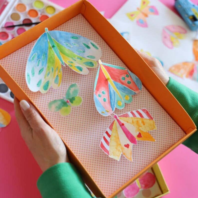 Wall Art, Digital Download, Butterfly Tree, Diy Crafts, Paper Craft ...