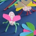 Imaginary Bugs, Paper Craft, Kids Activity DIY, Diy Crafts, Paper Bug ...