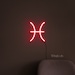 Pisces Neon Sign, Zodiac Horoscope Wall Decor, Astrology Birthday Gift ...