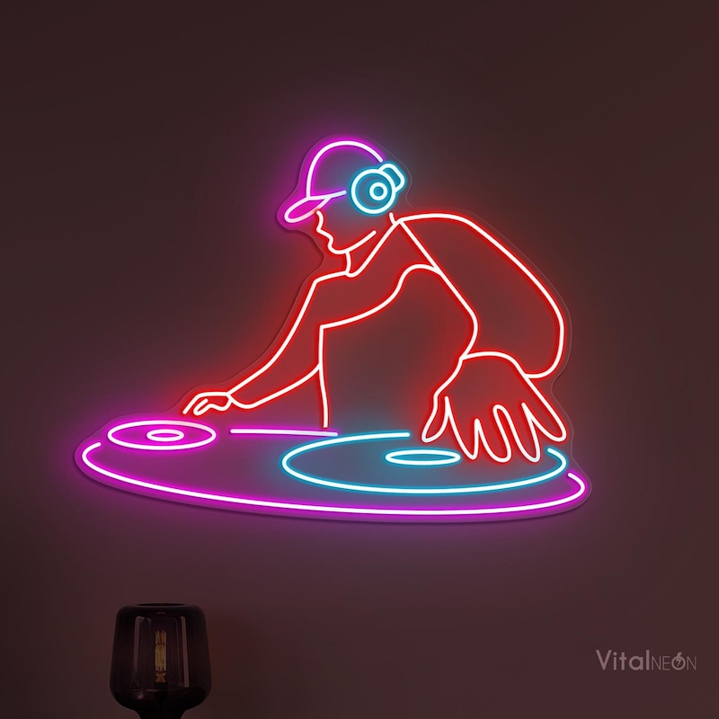 Dj Neon Sign - Etsy