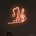 Music Notes Neon Sign, Music Notes LED Light, Treble Clef LED Neon Art ...