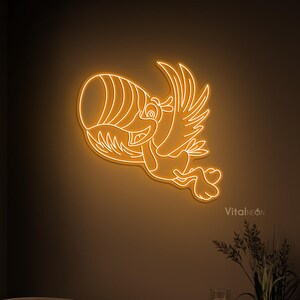 Flying Toucan Neon Sign, Flying Toucan LED Light, Flying Toucan Wall ...