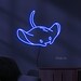 Stingray Fish Neon Sign, Stingray Fish LED Light, Swimming Stingray LED ...