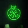 Fire Skull Neon Sign, Fire Skull LED Light, Flaming Skull LED Neon Art ...
