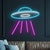 Hanger LED Neon Light, Wall Decor for Laundry Shop, Wardrobe, Cloth ...