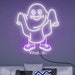 Ghost LED Neon Sign, Spooky Halloween Decoration, Wall Decor, Neon Sign ...