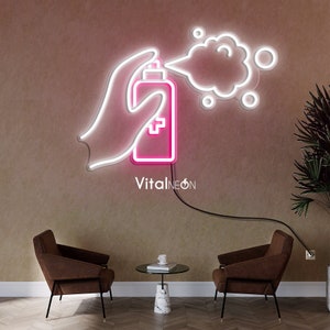 Spray Can Neon Sign, Spray Can LED Light, Street Art Decor for Artists ...
