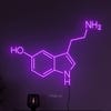 Dopamine Molecule Neon Sign, Science Decor, Chemistry Neon Art, Brain ...