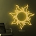 Sun Neon Sign, Sun Neon Light, Sun Neon Wall Art, LED Sun Sign, Kids ...