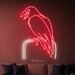 Raven Perched Neon Light, Raven Neon Wall Art Sign, Crow Sign for Home ...