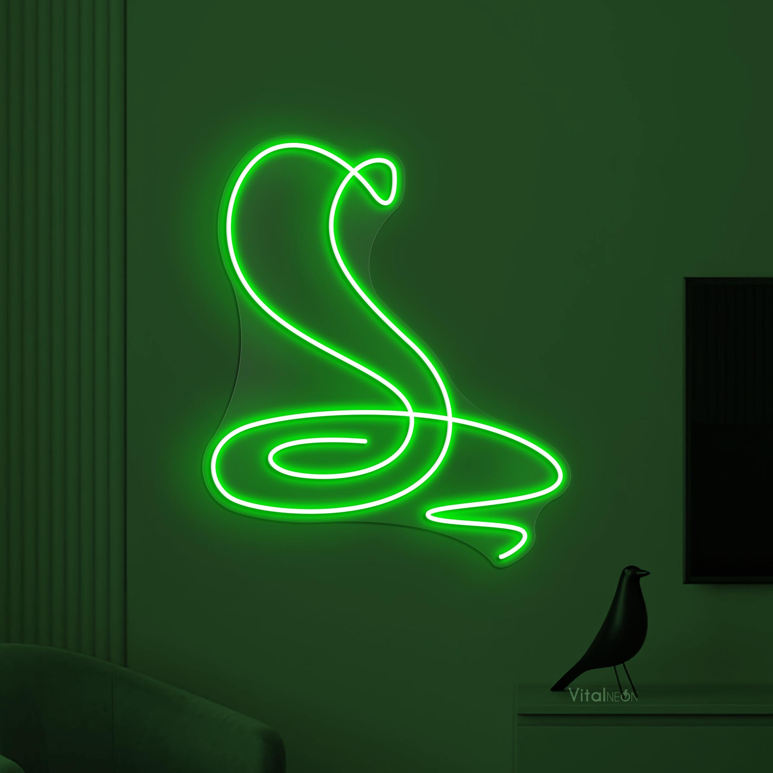 Snake Neon Sign, Snake LED Light, Cobra Snake LED Light, Animal Shop ...