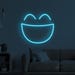 Smiley Face Neon Sign, Laughing Face LED Light, Laughing Emoji Wall ...