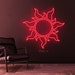 Sun Neon Sign, Sun Neon Light, Sun Neon Wall Art, LED Sun Sign, Kids ...