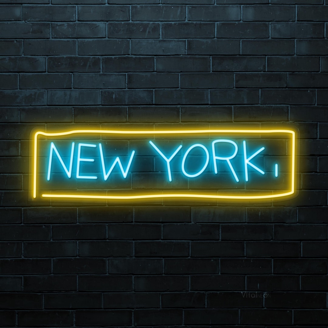 New York Neon Sign, NYC LED Wall Decor - Etsy