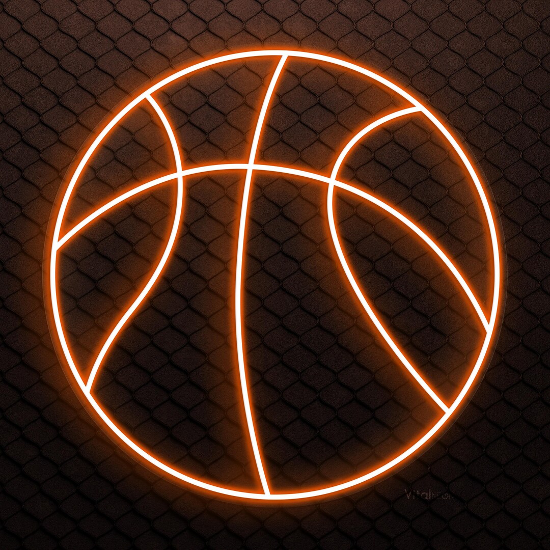 Basketball Neon Sign, Basketball LED Light, Basketball Hobby Wall Art ...