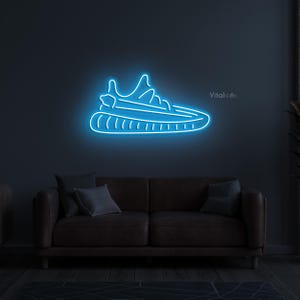 Sneakers Neon Sign, Sneakers LED Light, Shoes LED Neon Art, Sneakers ...