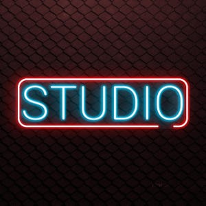 STUDIO Neon Sign, STUDIO LED Light, Studio Logo Wall Decor, Music ...