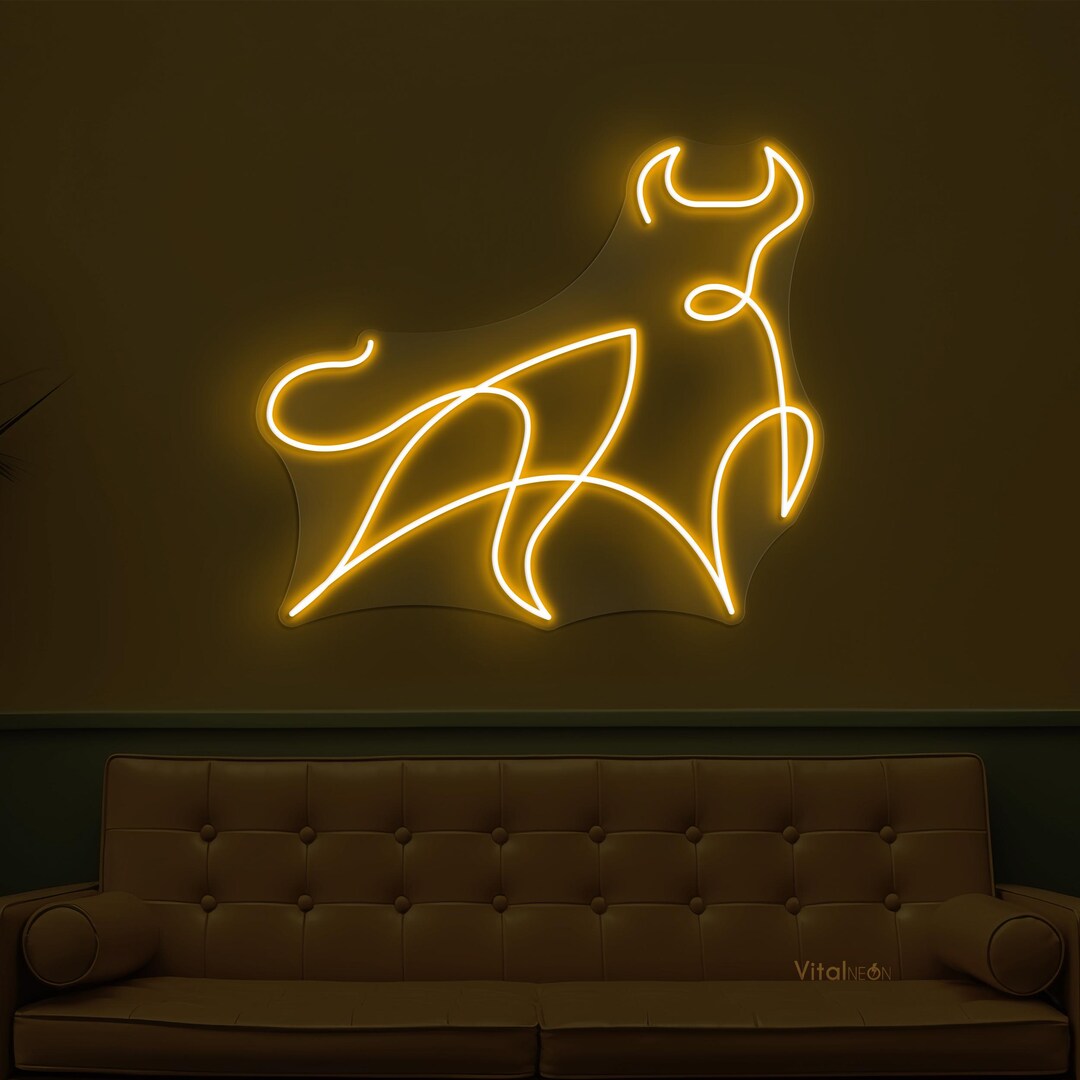 Buffalo Neon Sign, Buffalo LED Light, Pet Shop Wall Decor, Zoo Neon ...