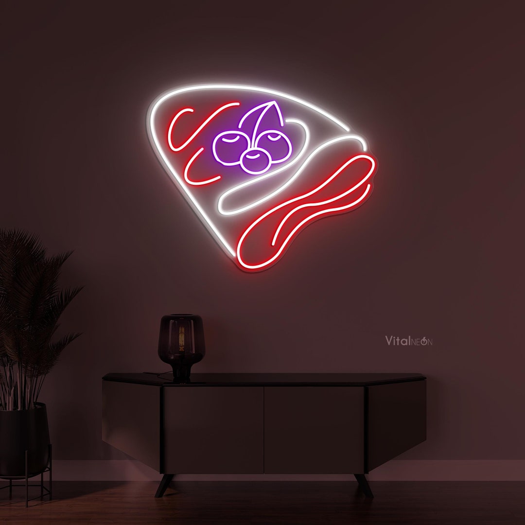 Crepe Neon Sign, Crepe LED Light, Dessert Wall Decor, Custom Neon Sign ...