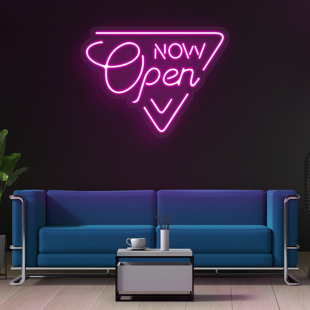 Now Open Neon Sign, LED Light for Shop, Home, and Business Decor, Large ...