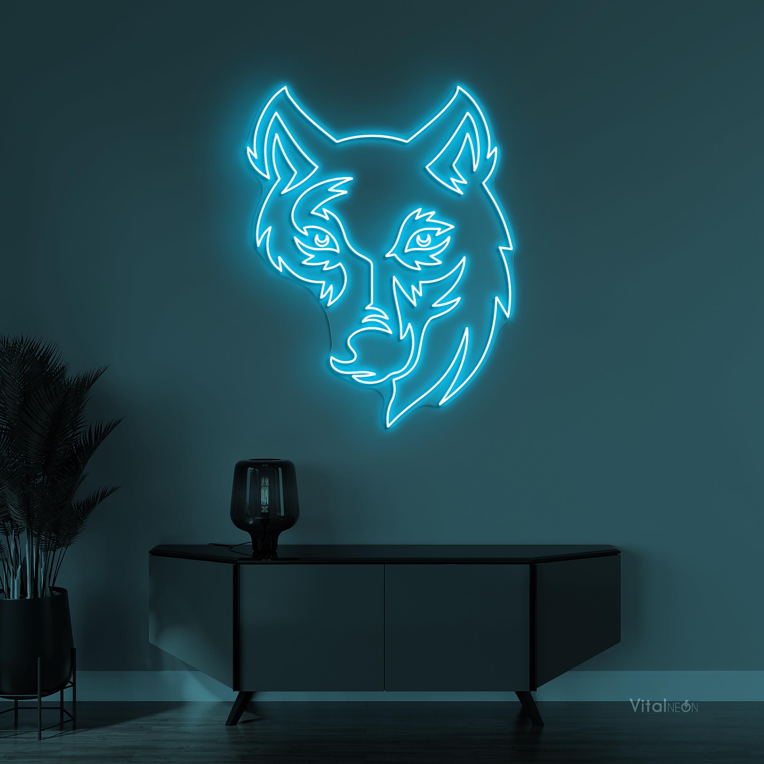 Wolf Neon Light
