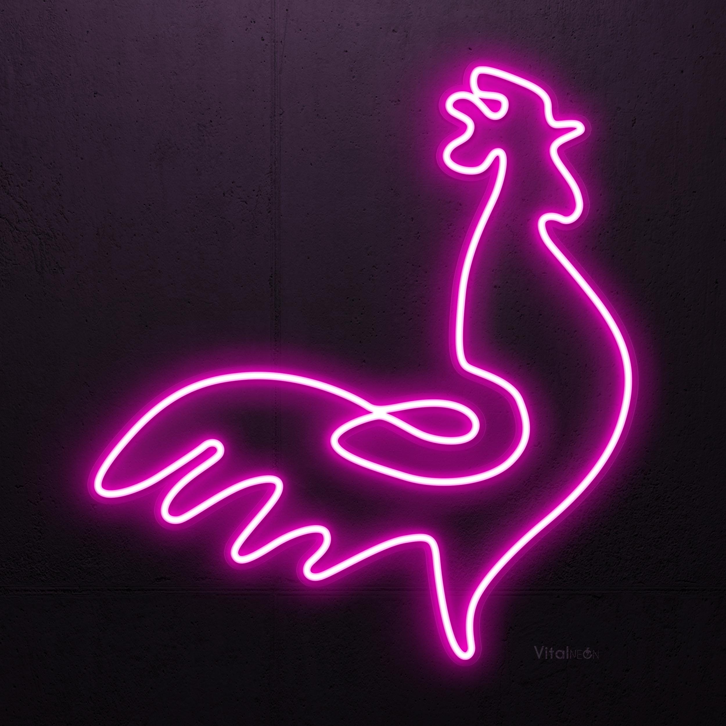 Rooster Neon Sign, Rooster Led Light, Nursery Room Neon Light ...