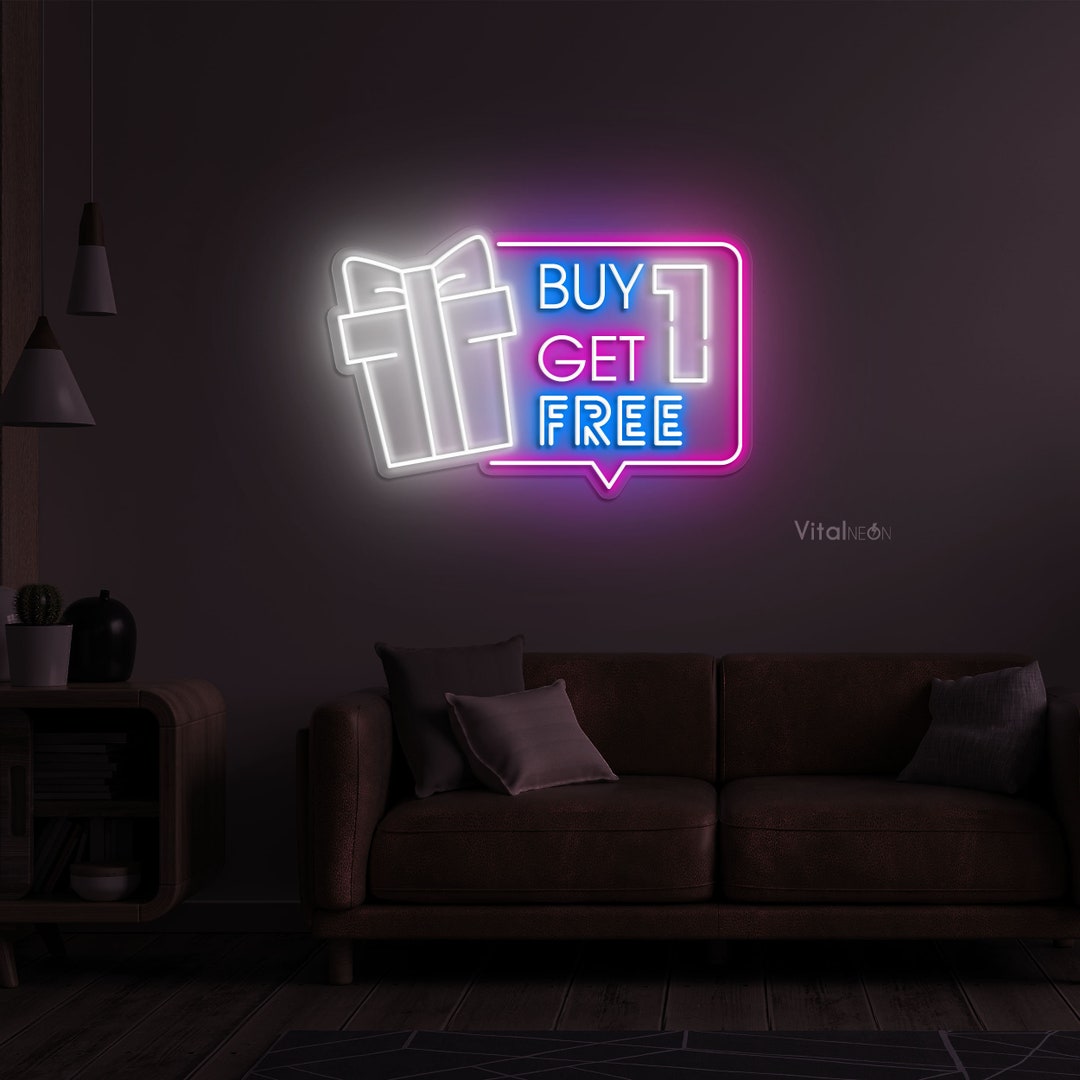 Buy One Get One Free Sign, Led Light, Eye-catching LED Light for ...