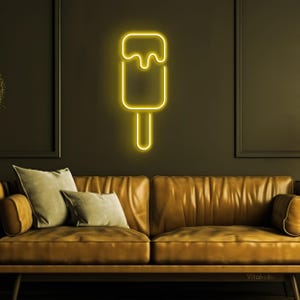 Popsicle Neon Sign, Popsicle LED Light, Ice Cream Wall Decor, Summer ...