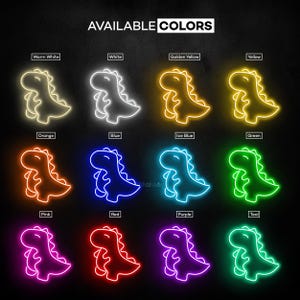 Dinosaur Neon Sign, Dinosaur LED Light, Dinosaur Baby Wall Decor, Led ...
