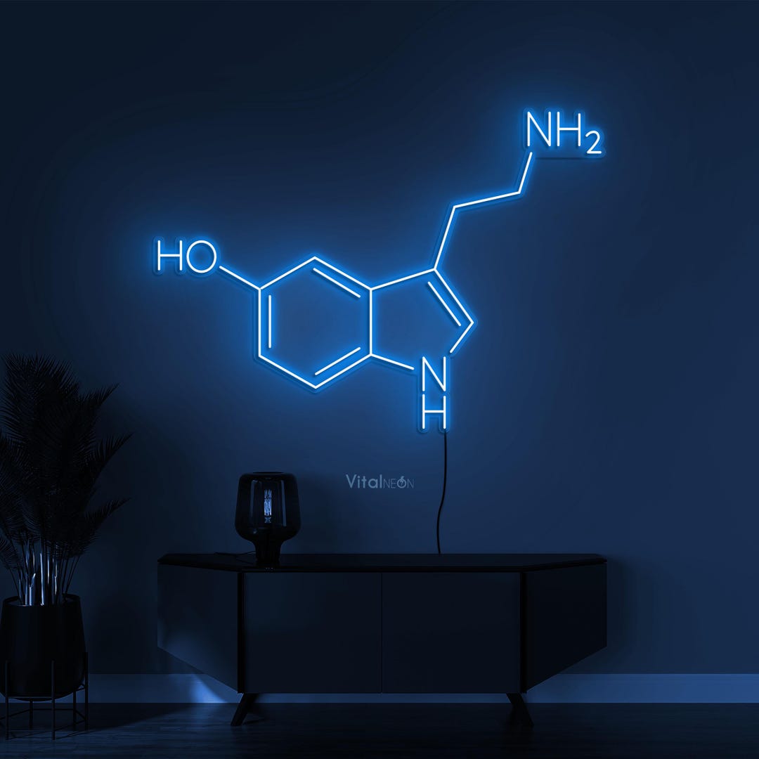 Molecular Formula Neon Sign, Formula Wall Decor, Molecular Formula Neon ...