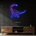 Dinosaur Brachiosaurus Neon Sign Kids Room Game Decor Night Light LED ...