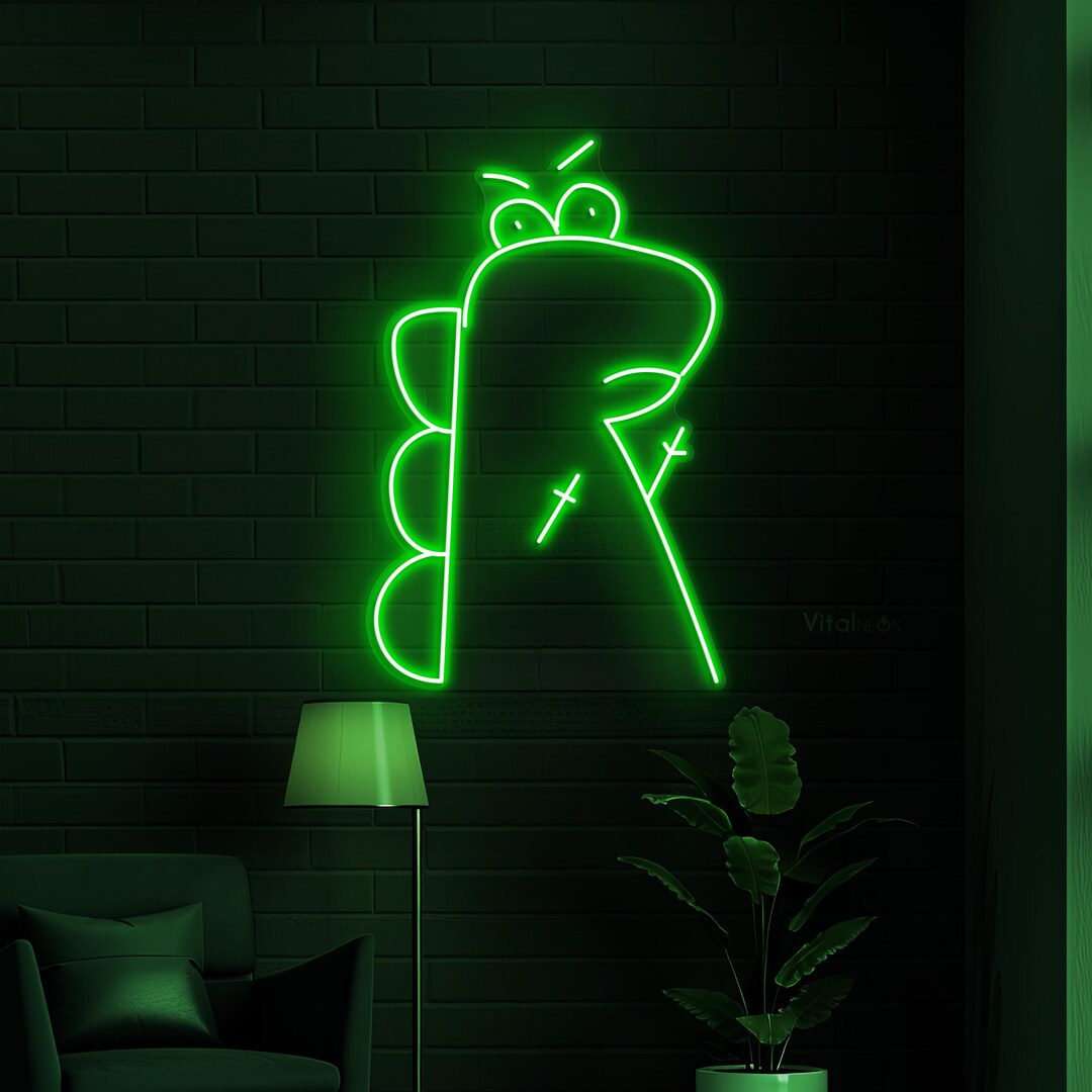 Dinosaur Neon Sign, Dinosaur LED Light, Dinosaur Wall Decor, Wild ...