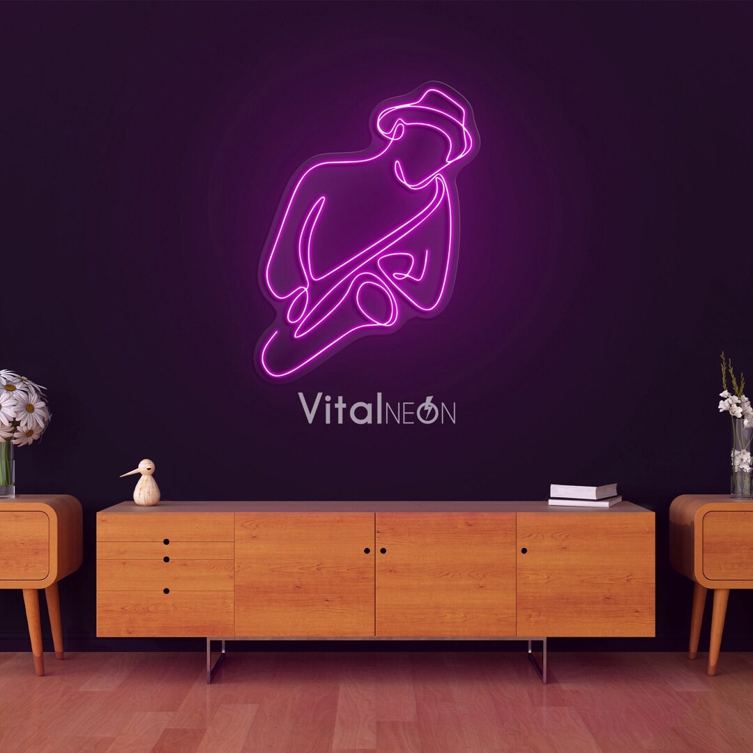 Jazz Saxophone Player Neon Sign, Music LED Wall Decor - Etsy UK