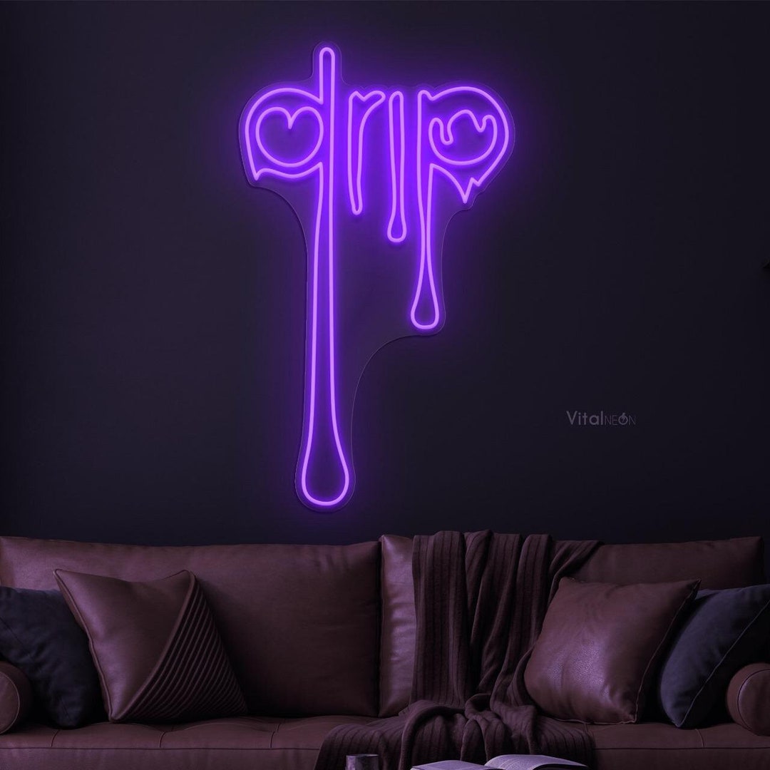 Drip Neon Sign, Drip LED Light, Dripping Paint Neon, Decor for Home ...