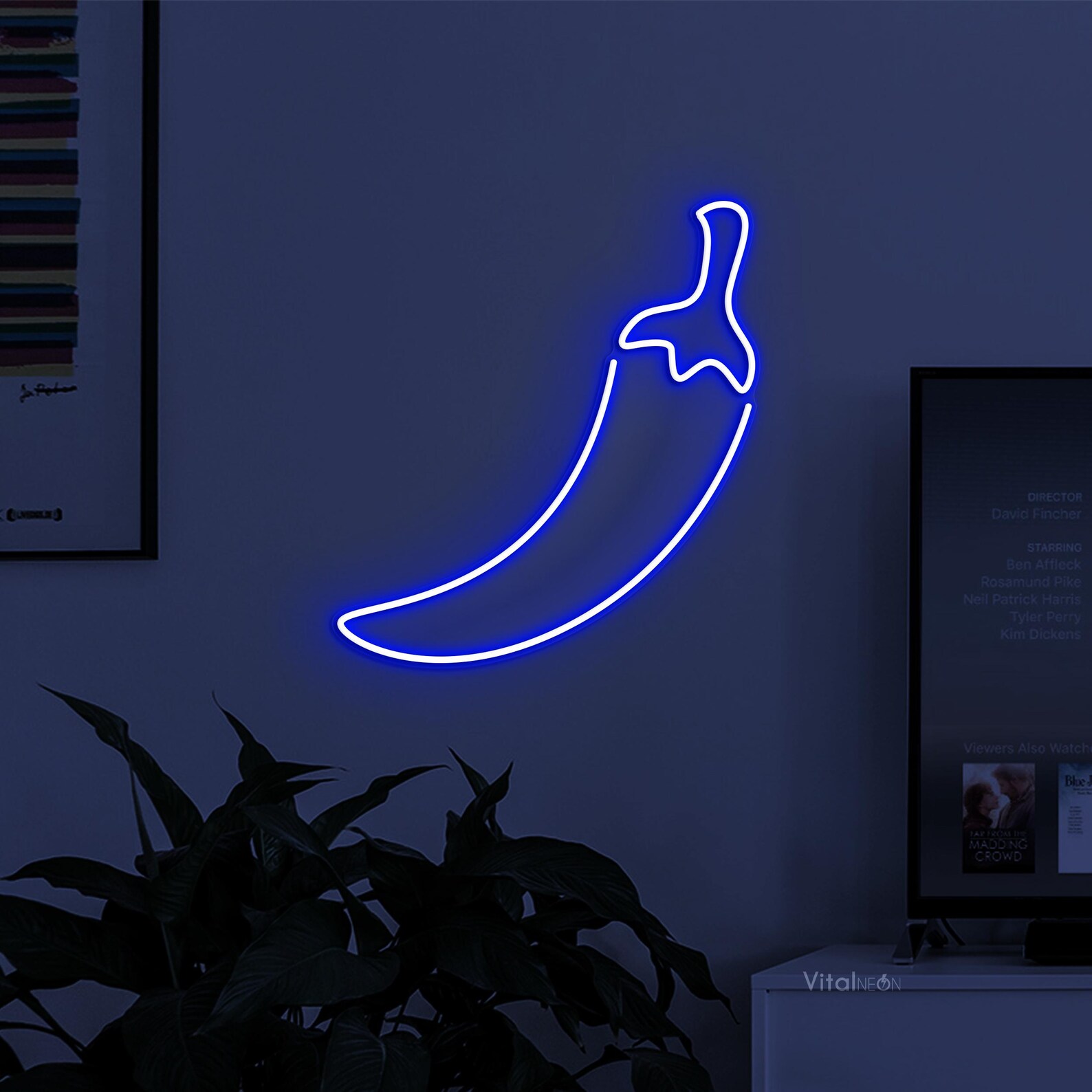 Chili Pepper Neon Sign, Spicy Kitchen Wall Art - Etsy