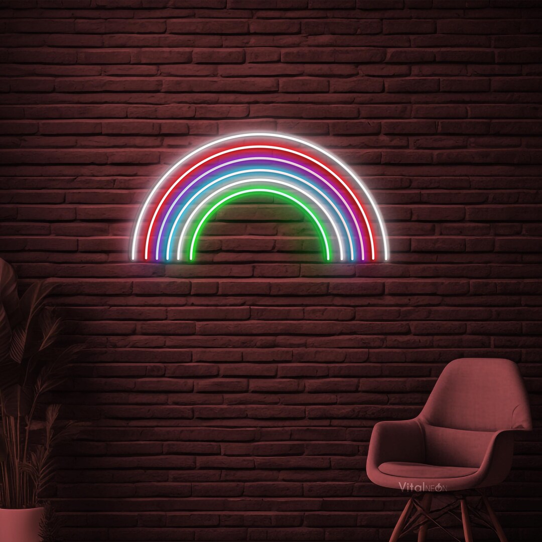 Rainbow Neon Sign, Rainbow LED Light, Colorful Dreams Wall Decor ...