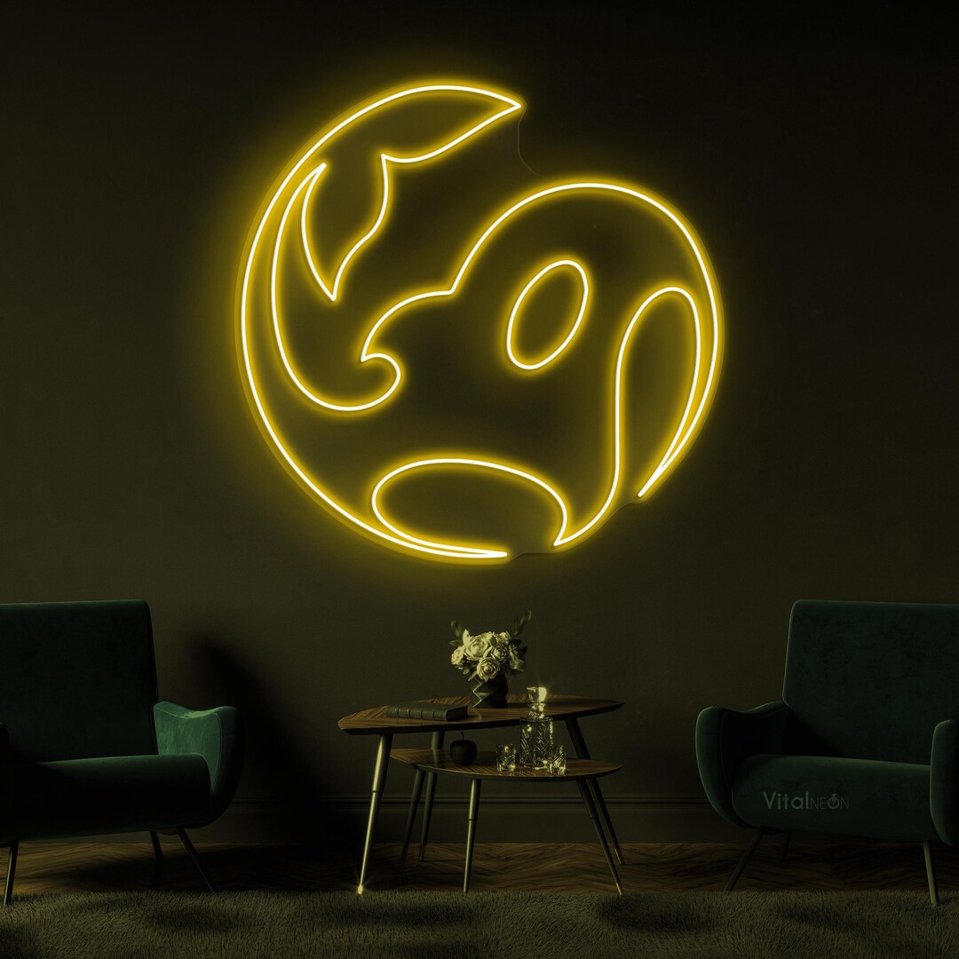 Yin Yang Fish Neon Sign LED Light Japanese Wall Art Custom Shop Home ...