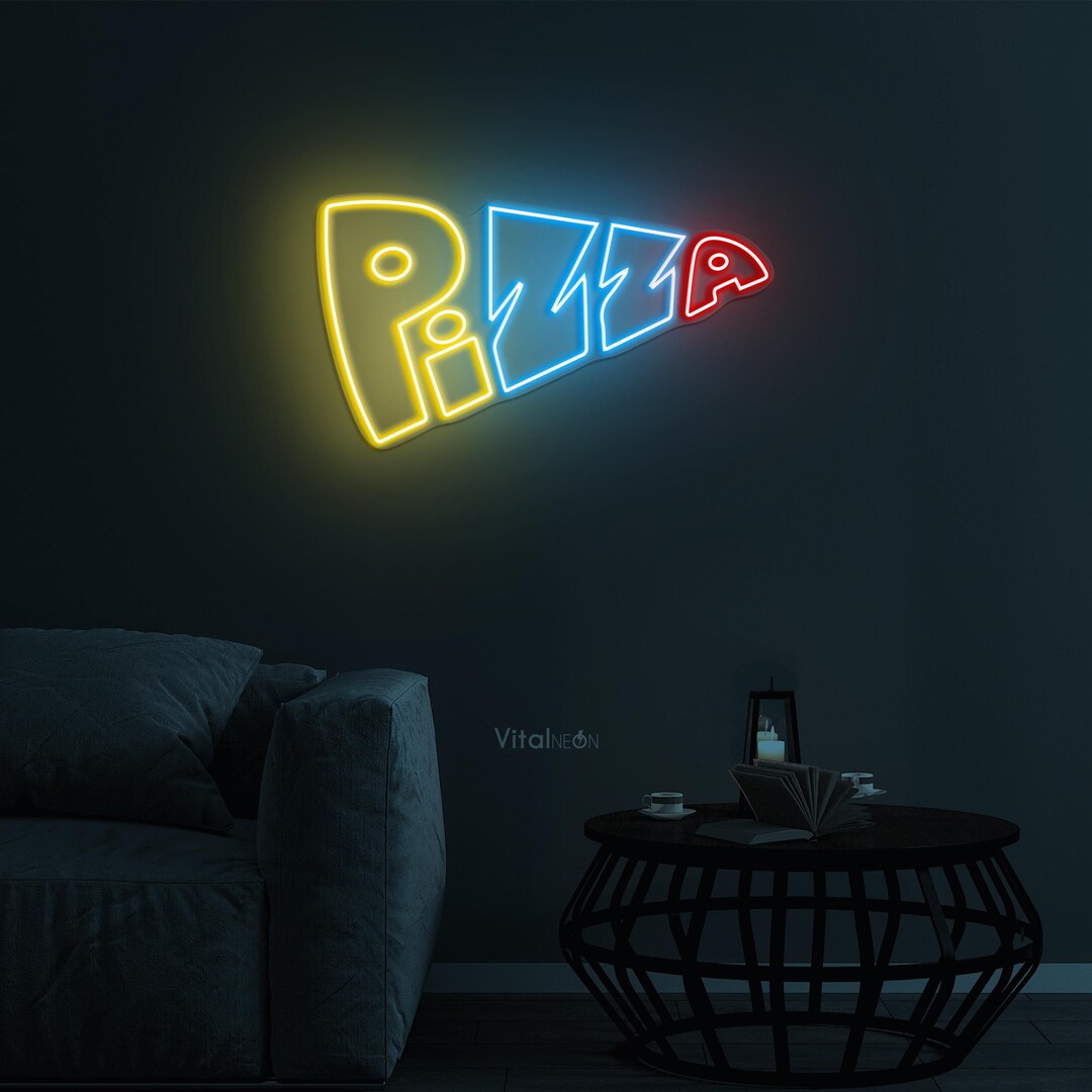 Pizza Neon Sign, LED Italian Restaurant Wall Decor - Etsy
