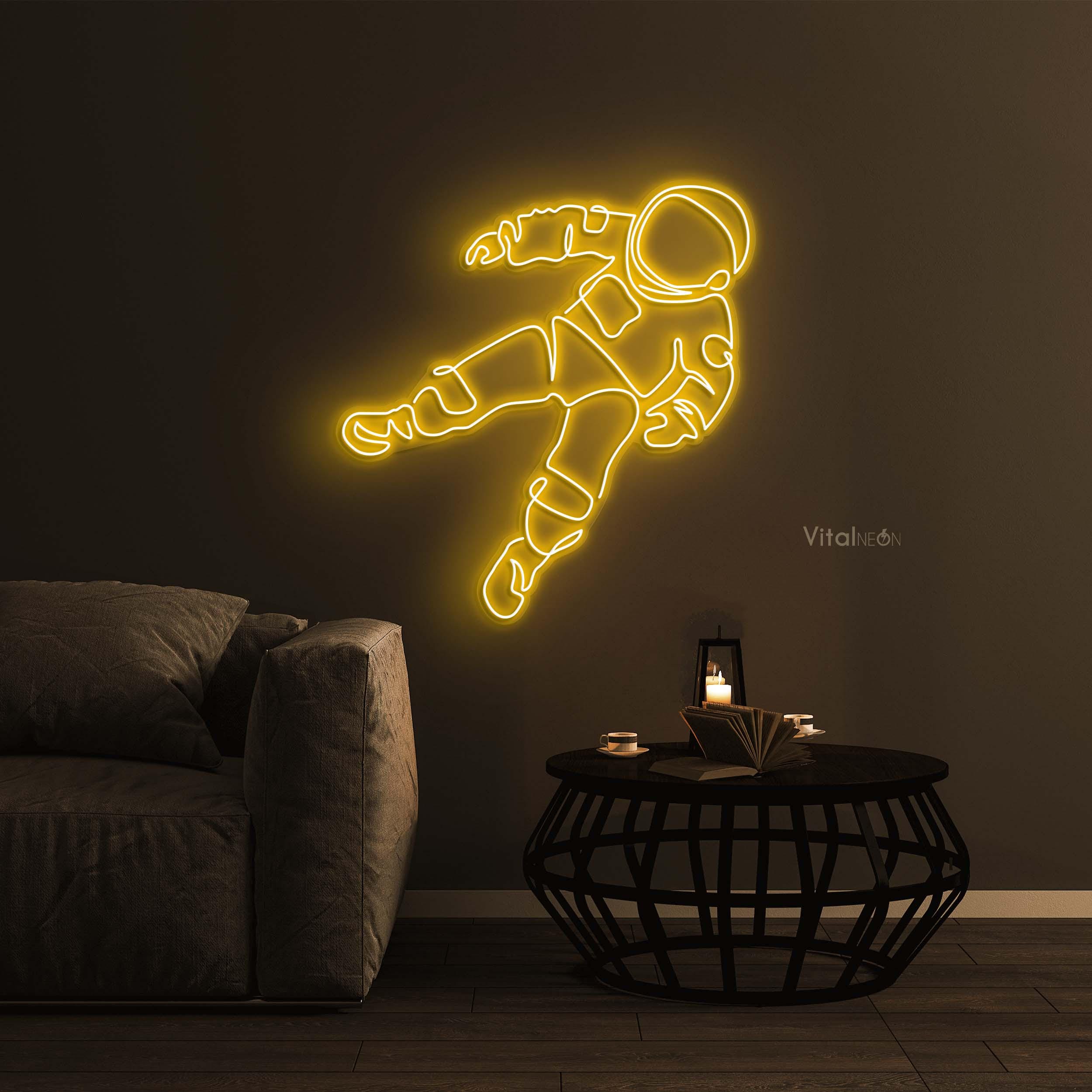Astronaut LED Neon Sign, Space Wall Art, Kids Room Decor - Etsy
