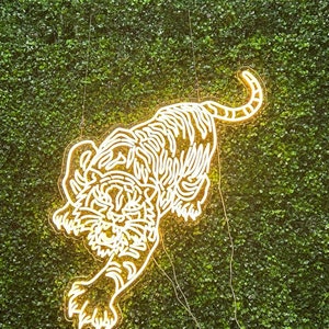 Tiger Led Neon Sign, Wall Décor Living Room, Neon Light Sign, Neon Sign ...