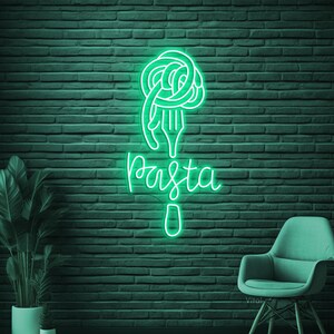Pasta Neon Sign, Pasta LED Light, Restaurants Wall Decor, Pasta Shop ...
