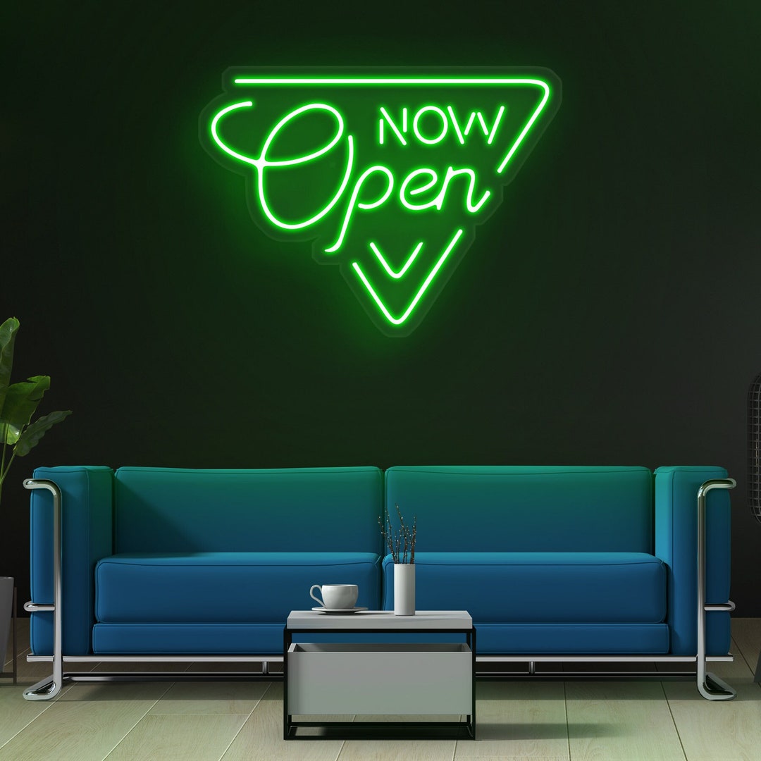 Now Open Neon Sign, Open Neon Lights for Bars, Salons, Stores, Hotels ...