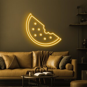 Watermelon Neon Sign, LED Watermelon Light, Watermelon Slice for Fruit ...