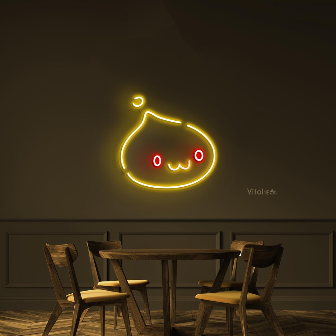 Cute Momo Neon Sign, Cute Momo LED Light, Kawaii Wall Decor, Nursery ...