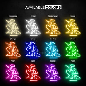 The End Neon Sign, the End LED Light, Cinema Wall Decor, Home Wall Art ...