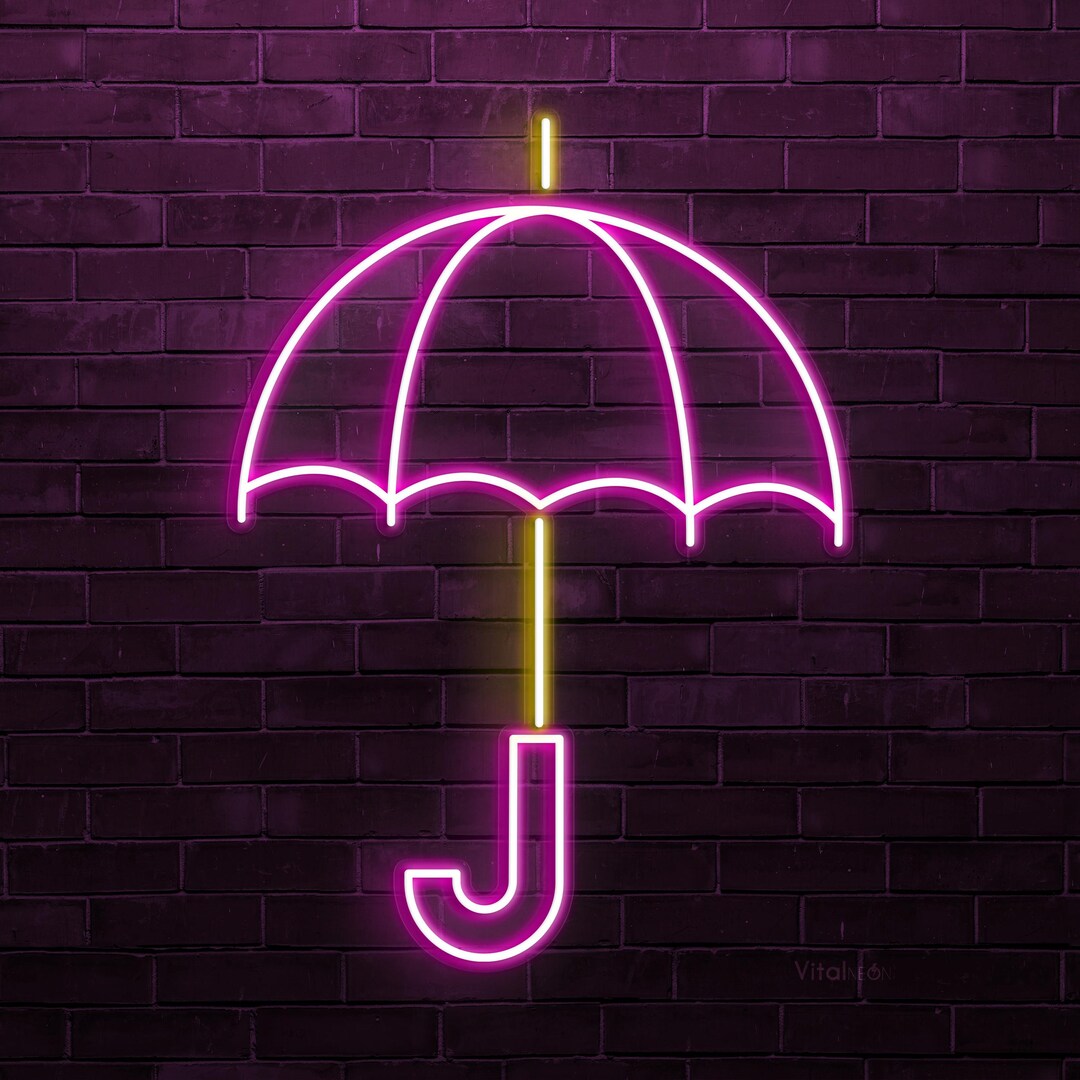 Umbrella Neon Sign, Weather LED Light, Kids Room Decor - Etsy