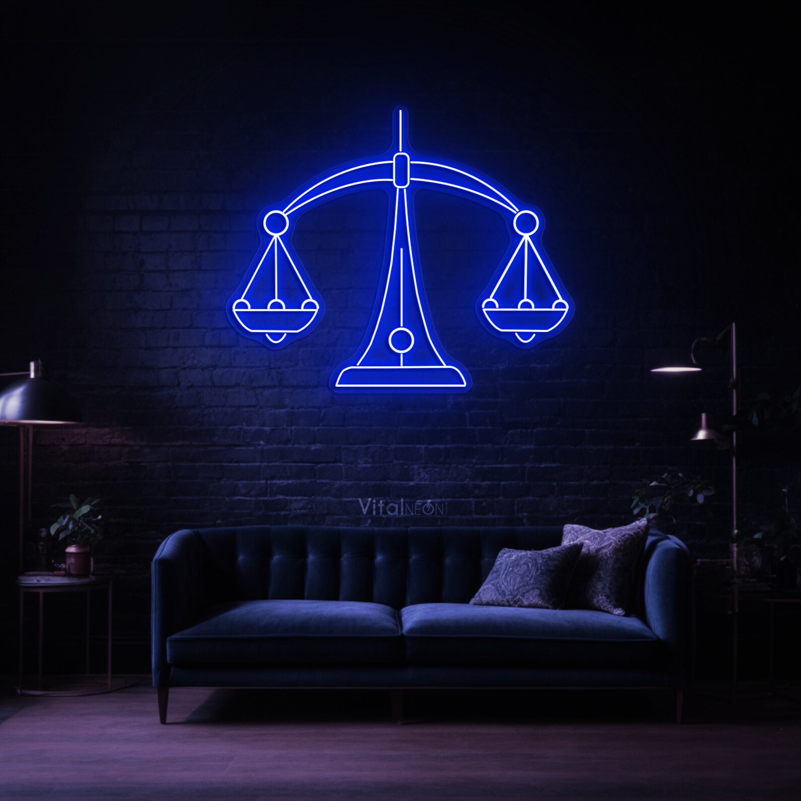 Libra Neon Sign, Zodiac Horoscope Wall and Bedroom Decor, Zodiac Libra ...
